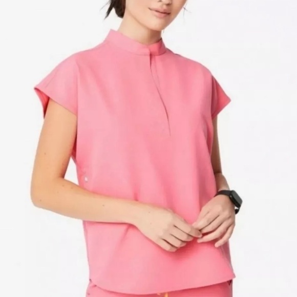 Figs | Tops | Figs Technical Collection Rafaela Oversized Pink Scrub ...